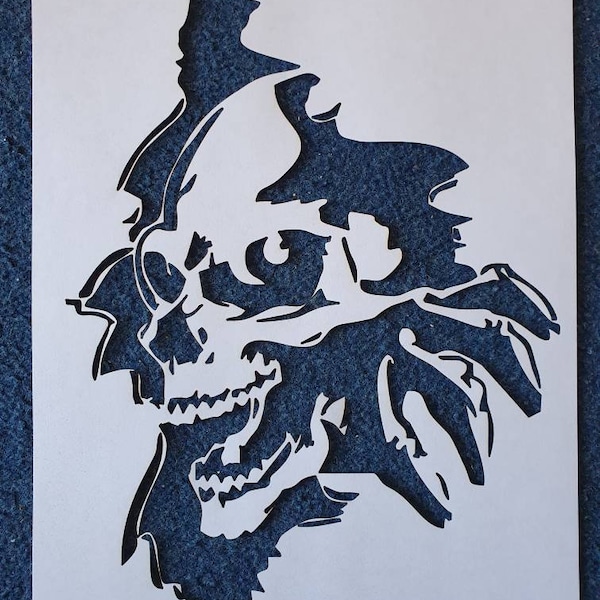 Skull Stencil - Etsy Australia