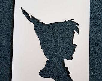 Peter Pan Stencil | Etsy