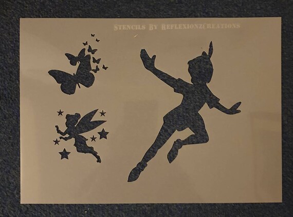 Peter Pan Shadow Stencil
