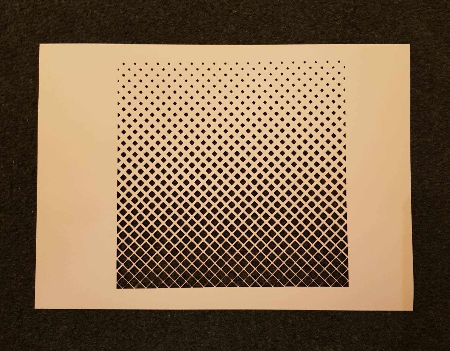 A4 Reducing Pattern Stencil Laser Cut From Mylar - Etsy
