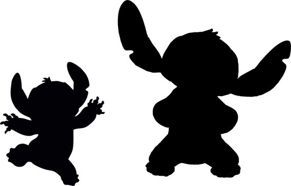 Disney Stitch Silhouette