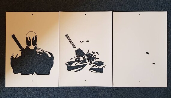 Spray Art Multilayer Stencils