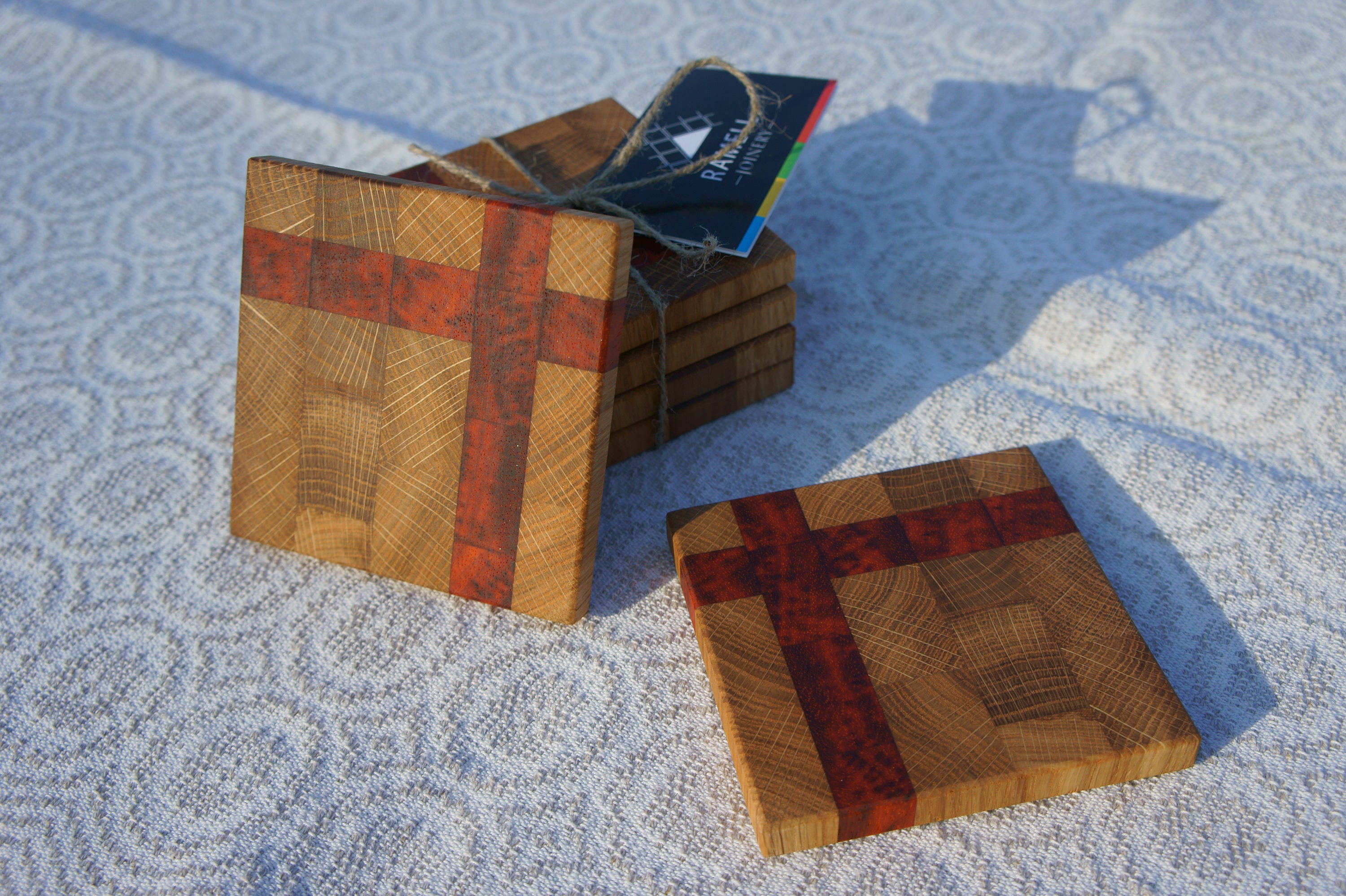 Handmade Coasters Set // Wood Coasters Set // Tea Cup Pad // - Etsy