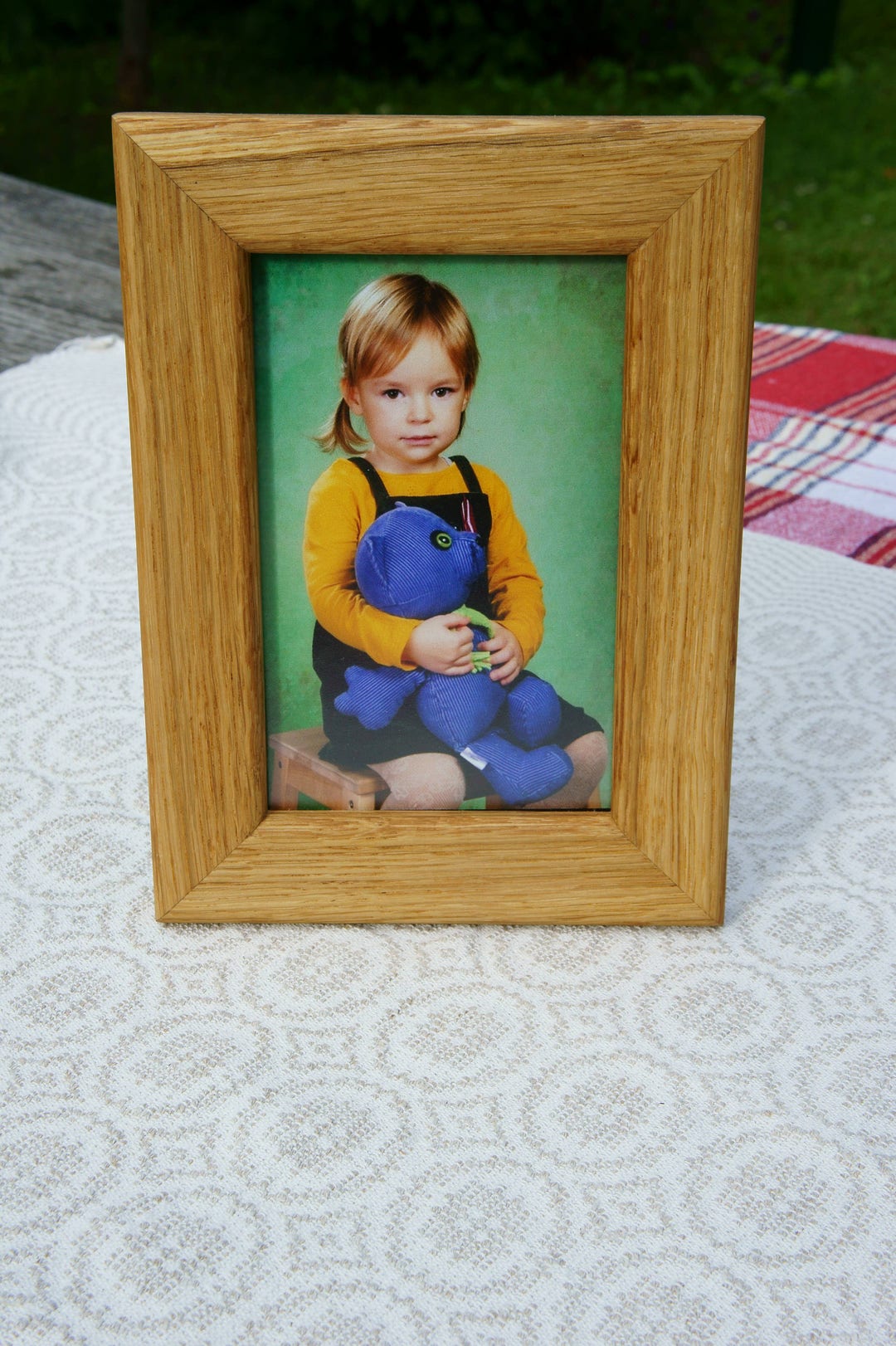 Oak Photo Frame - Oak Picture Frame - Handmade Photo Frame - 10x15cm ...