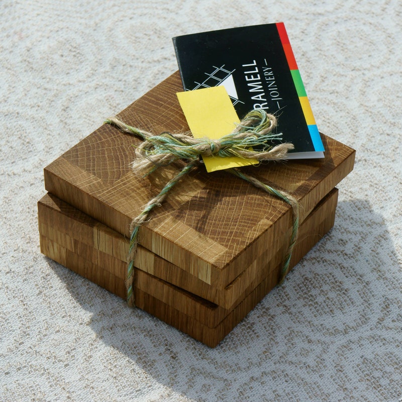 Wood Cup Coasters - Etsy