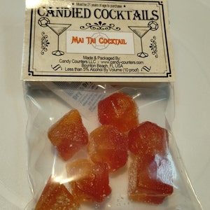 Mai Tai Rum Candy Dice, Alcohol Candies, Cocktail Sweets, Dungeons and ...