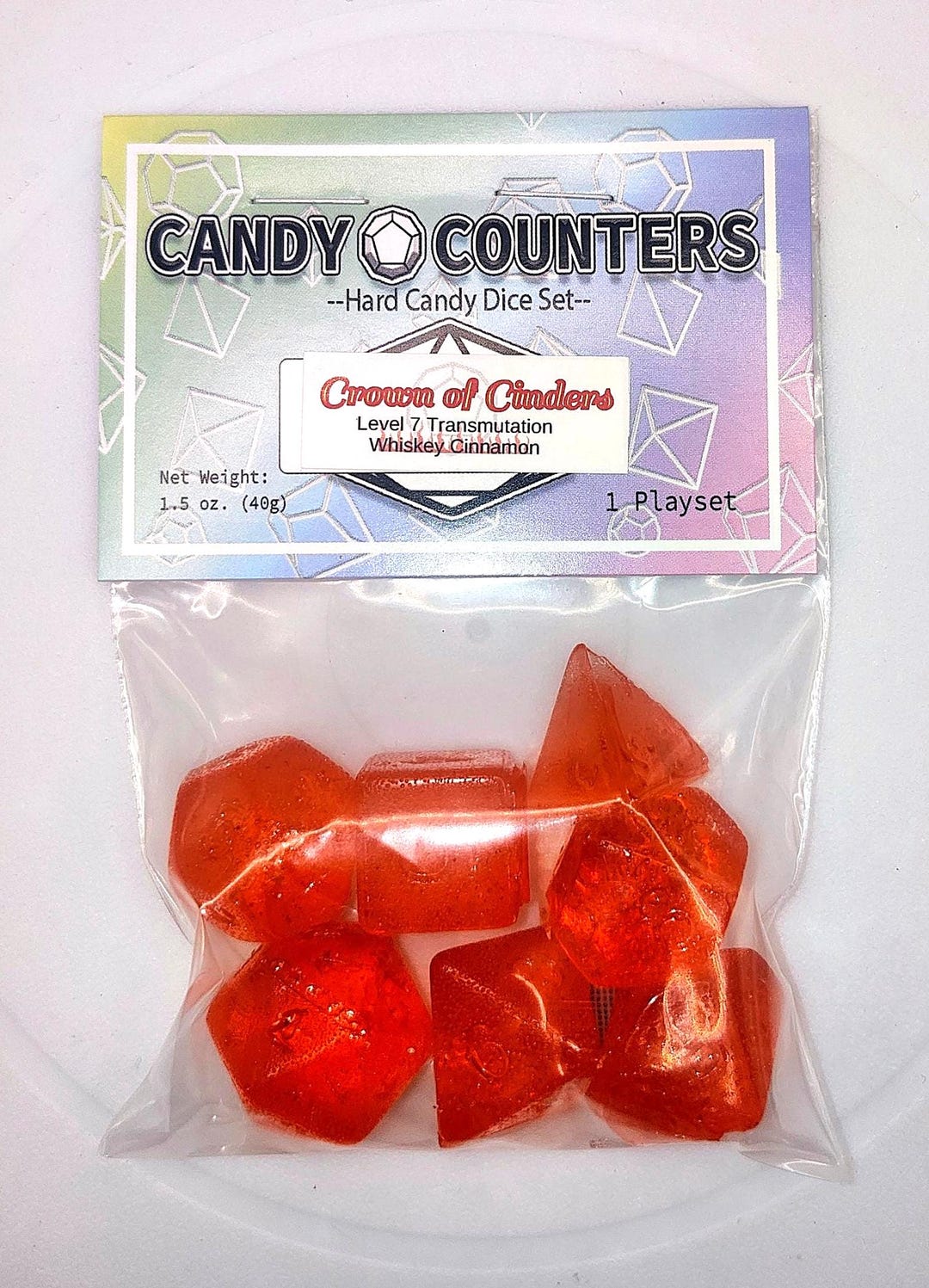 Crown of Cinders, Fireball Whiskey HARD CANDY DICE Playset Cinnamon ...
