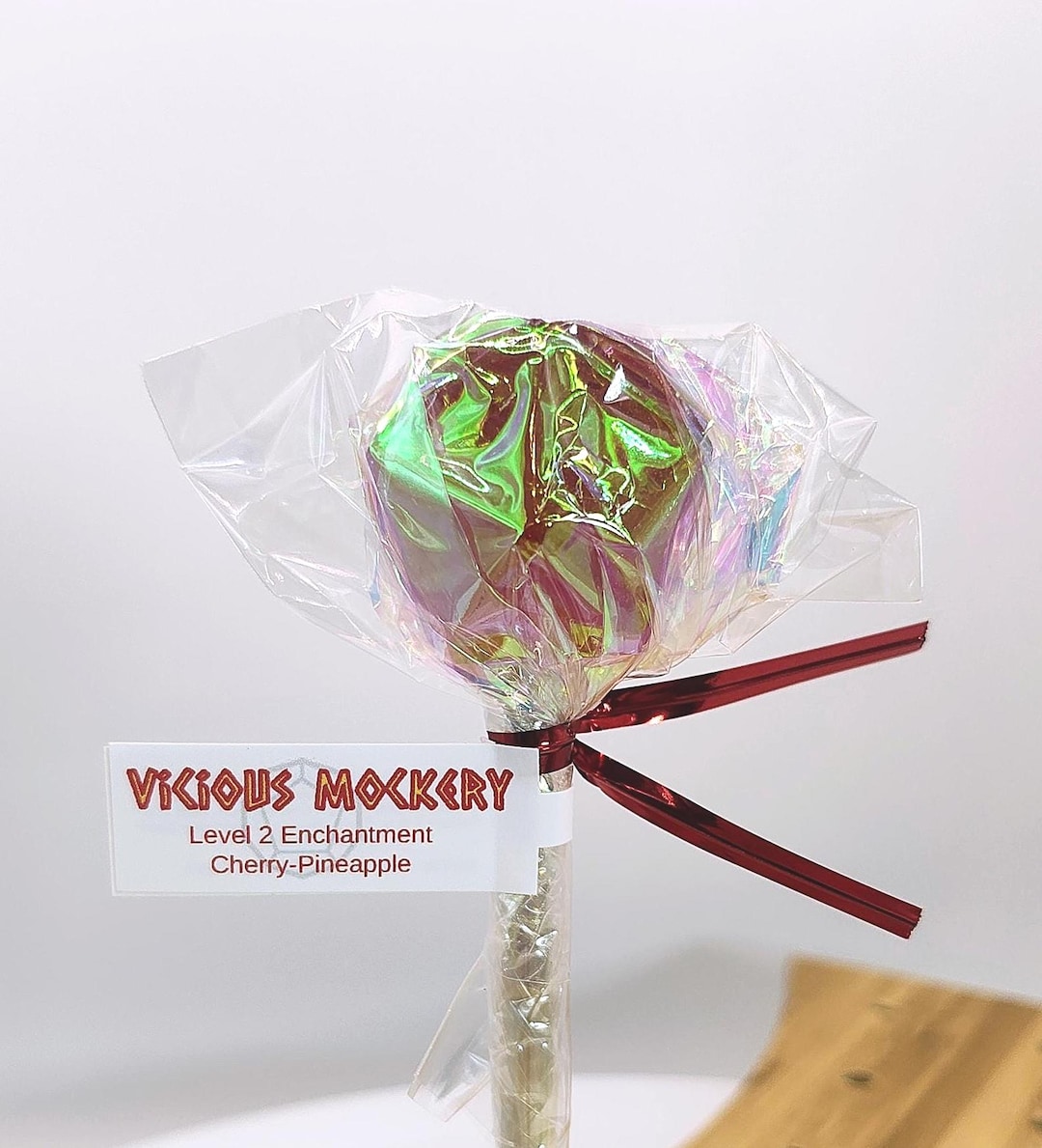 Vicious Mockery – Cherry Pineapple Spell Lollipop | Dnd Candy | Natural ...