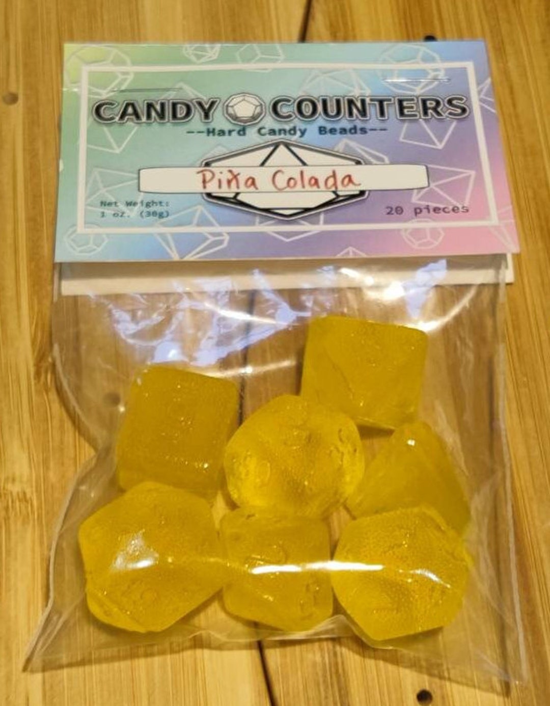 HARD CANDY DICE Playset Pina Colada, Pineapple and Toasted Coconut ...