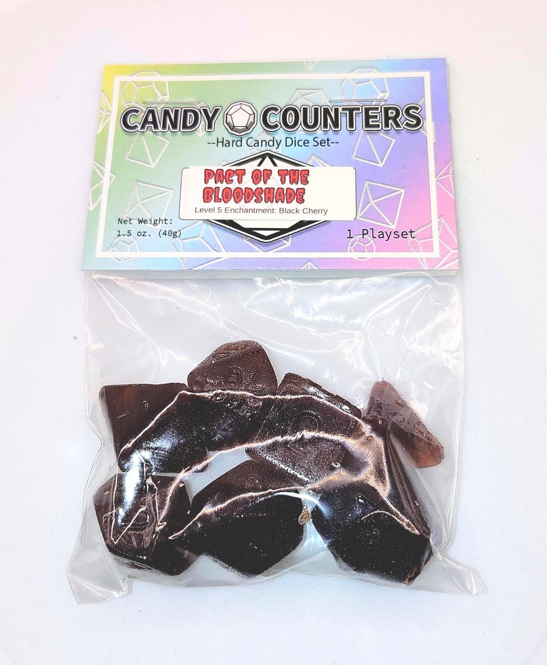 Pact of the Bloodshade Black Cherry HARD CANDY DICE Playset Diabetic ...