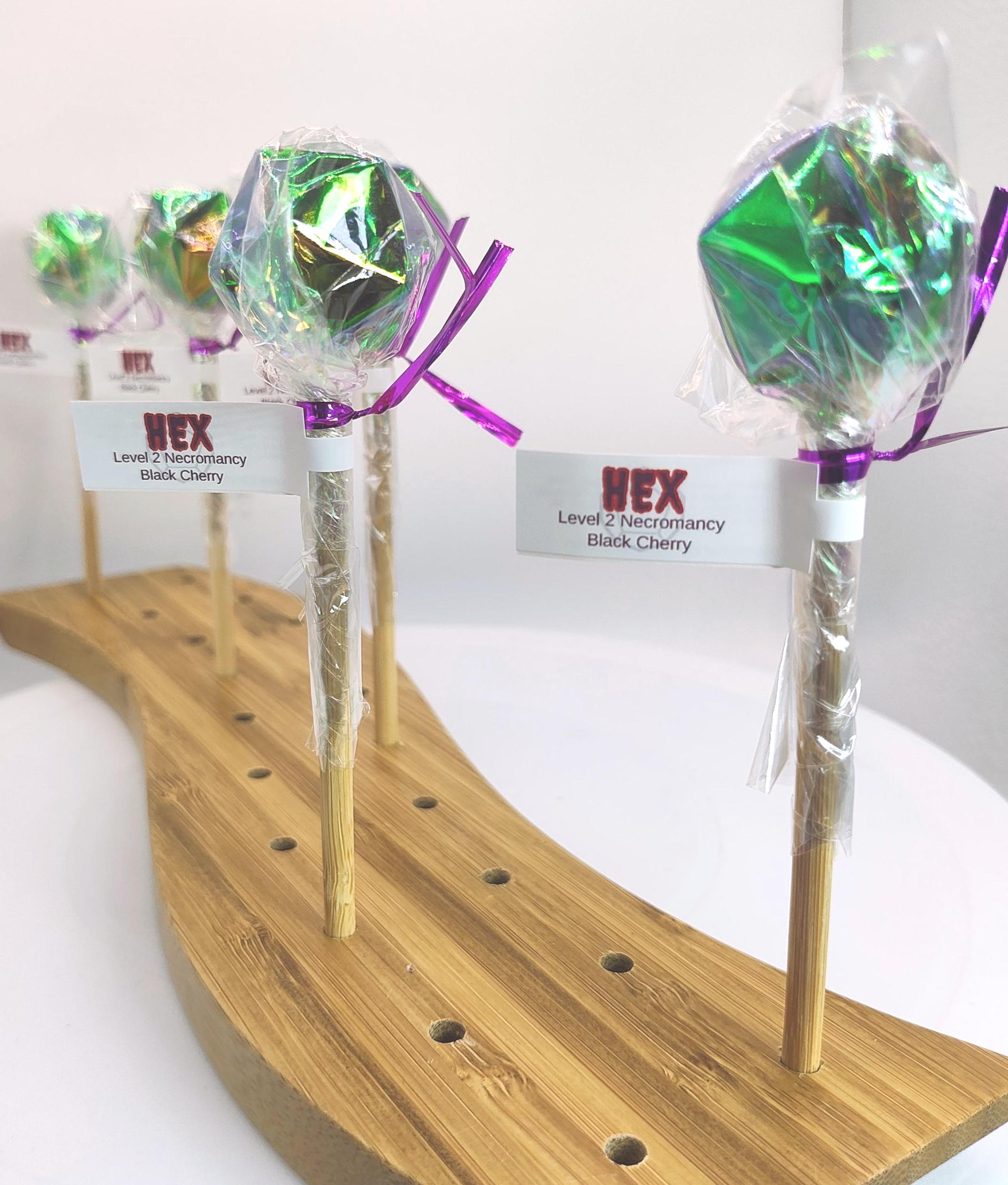 Hex – Black Cherry Spell Lollipop | Dark Fantasy Candy | Dnd Treat ...