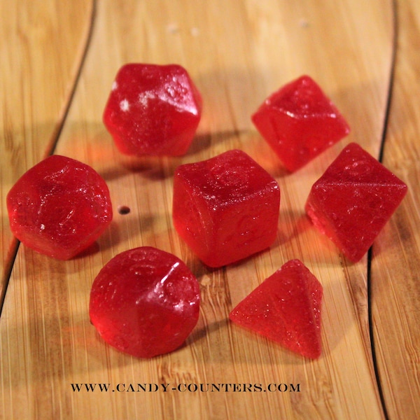 Dnd Dice Set Edible - Etsy
