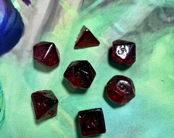 Lemon Limeade HARD CANDY DICE Playset, Glass Counters, Isomalt Hard ...