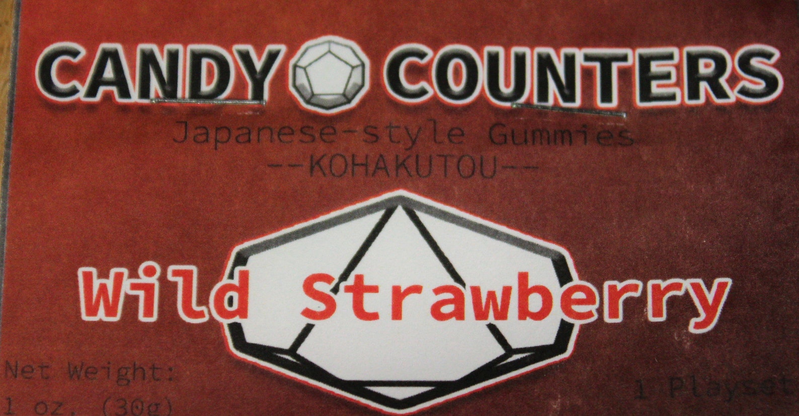Wild Strawberry Candy Dice Play Set, Kohakutou Gummies, Dungeons and ...