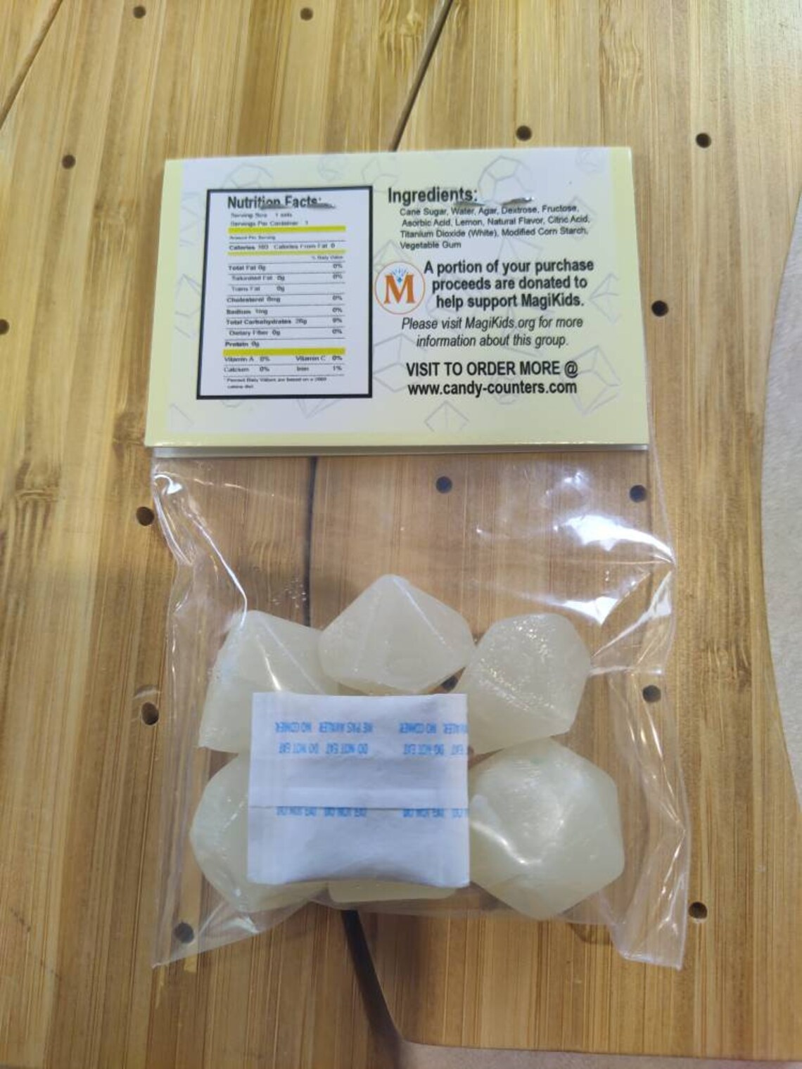 Frozen Lemonade Candy Dice, Kohakutou Gummies, Dungeons and Dragons ...