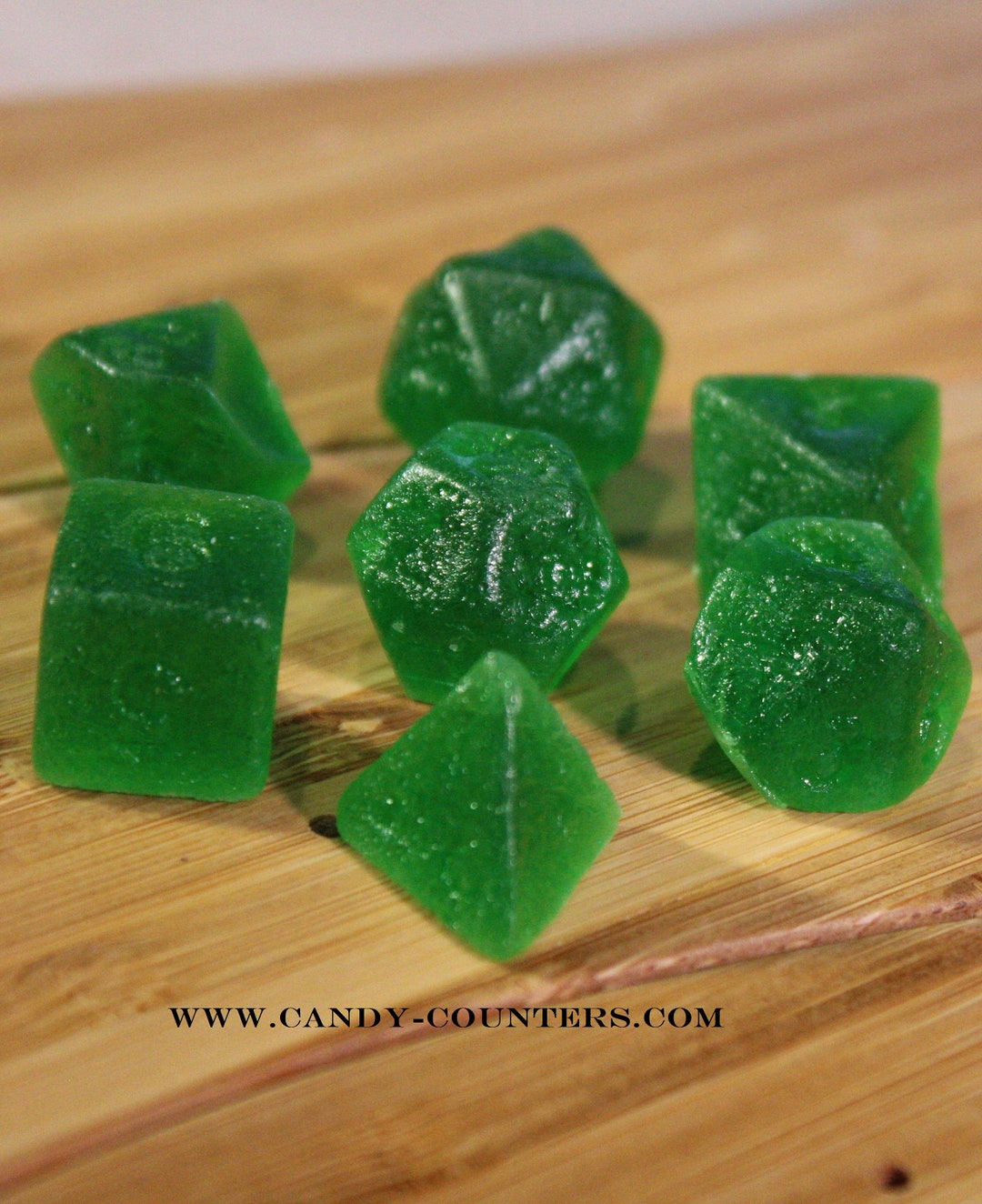 Green Apple Candy Dice Set, Kohakutou Gummies, Magic the Gathering ...