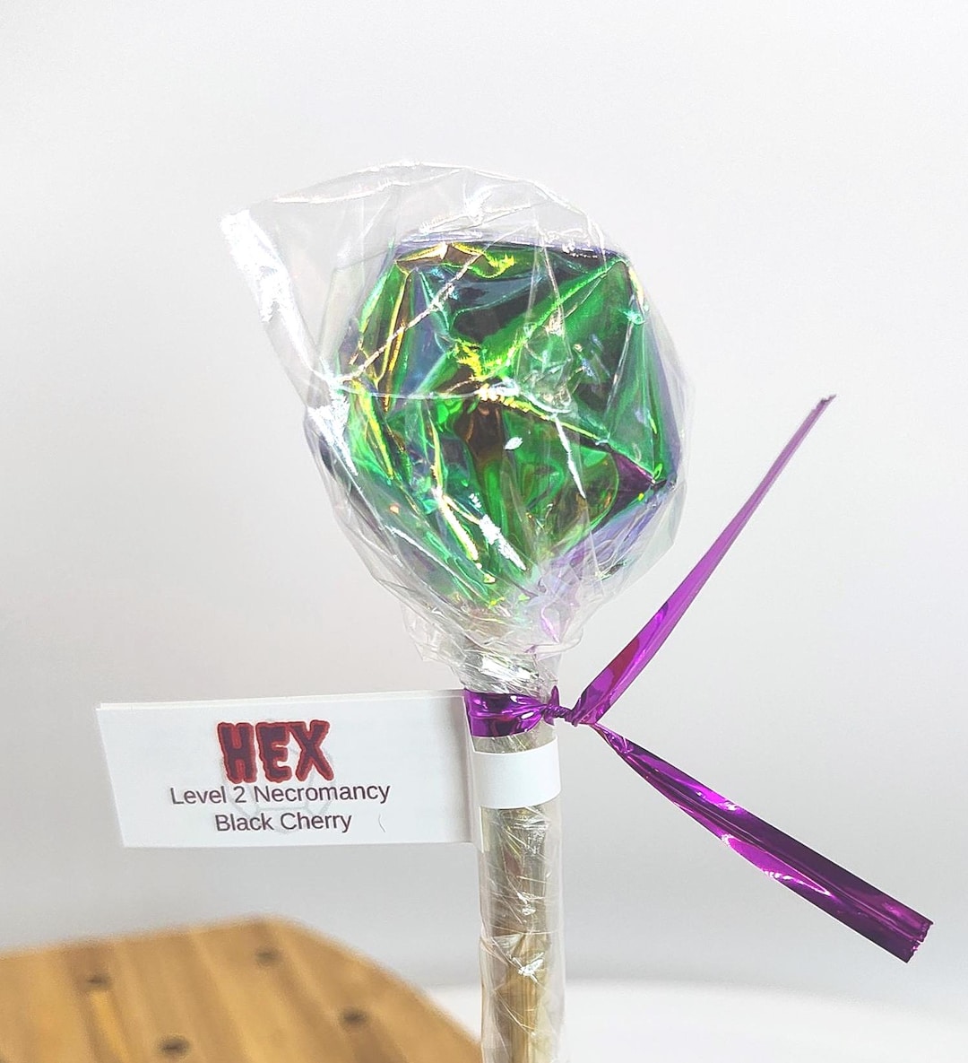 Hex – Black Cherry Spell Lollipop | Dark Fantasy Candy | Dnd Treat ...