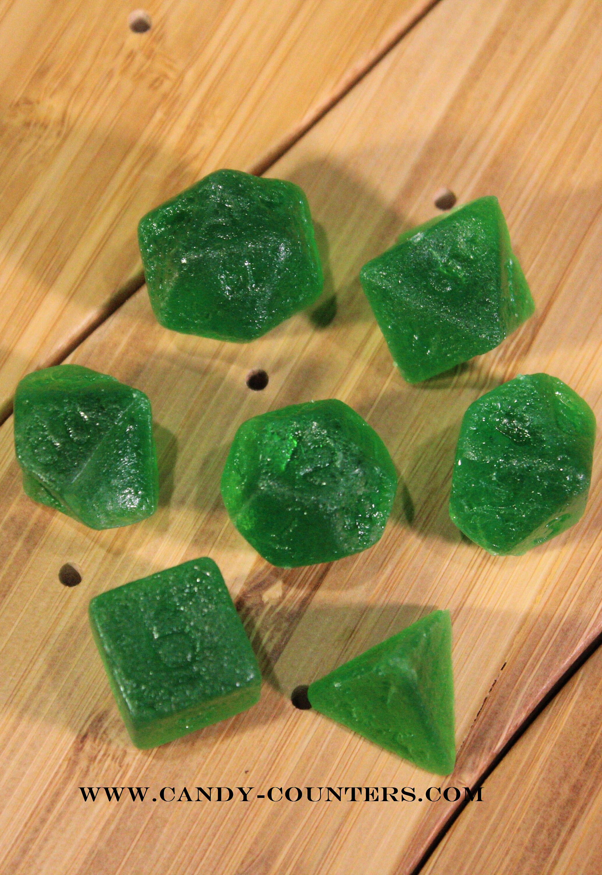 Green Apple Candy Dice Set, Kohakutou Gummies, Magic the Gathering ...