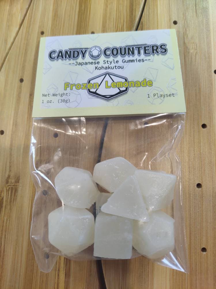 Frozen Lemonade Candy Dice, Kohakutou Gummies, Dungeons and Dragons ...