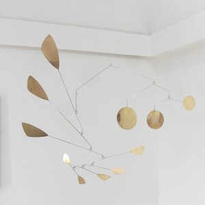 Brass Mobile - Large Span Hanging Art Mobile - Wide XXL Mobile - Etsy