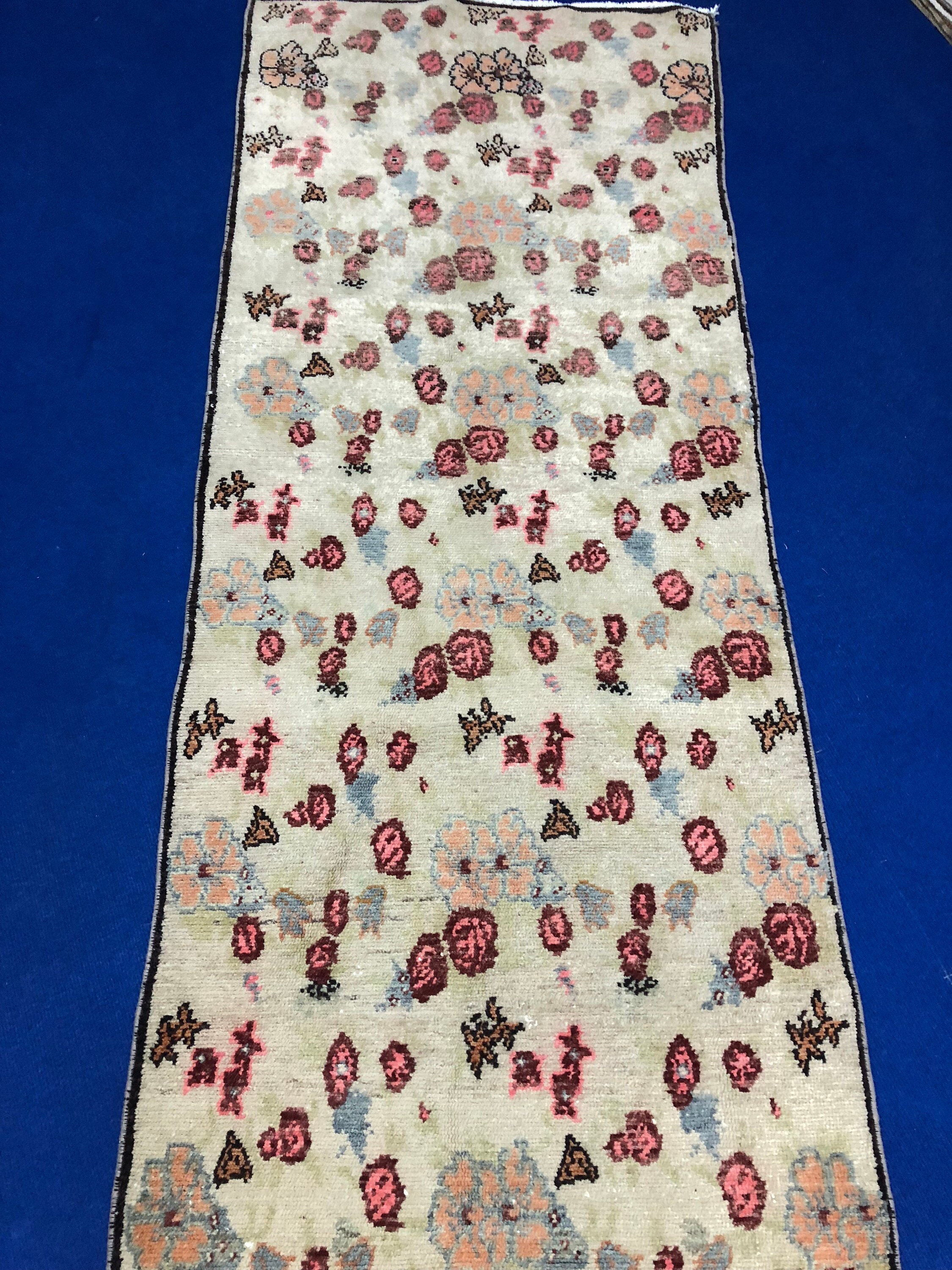 Muted Turkish Rug Handwoven Oriental Carpetfaded - Etsy