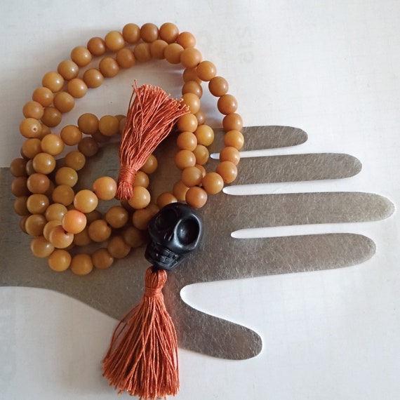 COLLIER MALA BAKÉLITE And Death Head; 2000s; For Her … - Gem