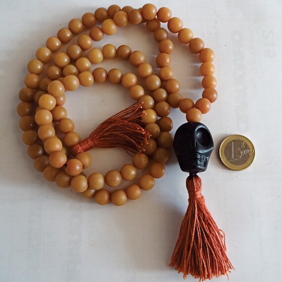 COLLIER MALA BAKÉLITE And Death Head; 2000s; For Her … - Gem