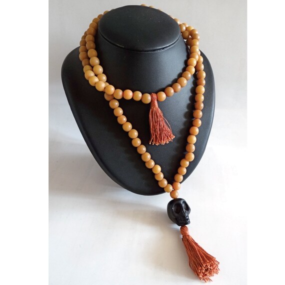 COLLIER MALA BAKÉLITE And Death Head; 2000s; For Her … - Gem