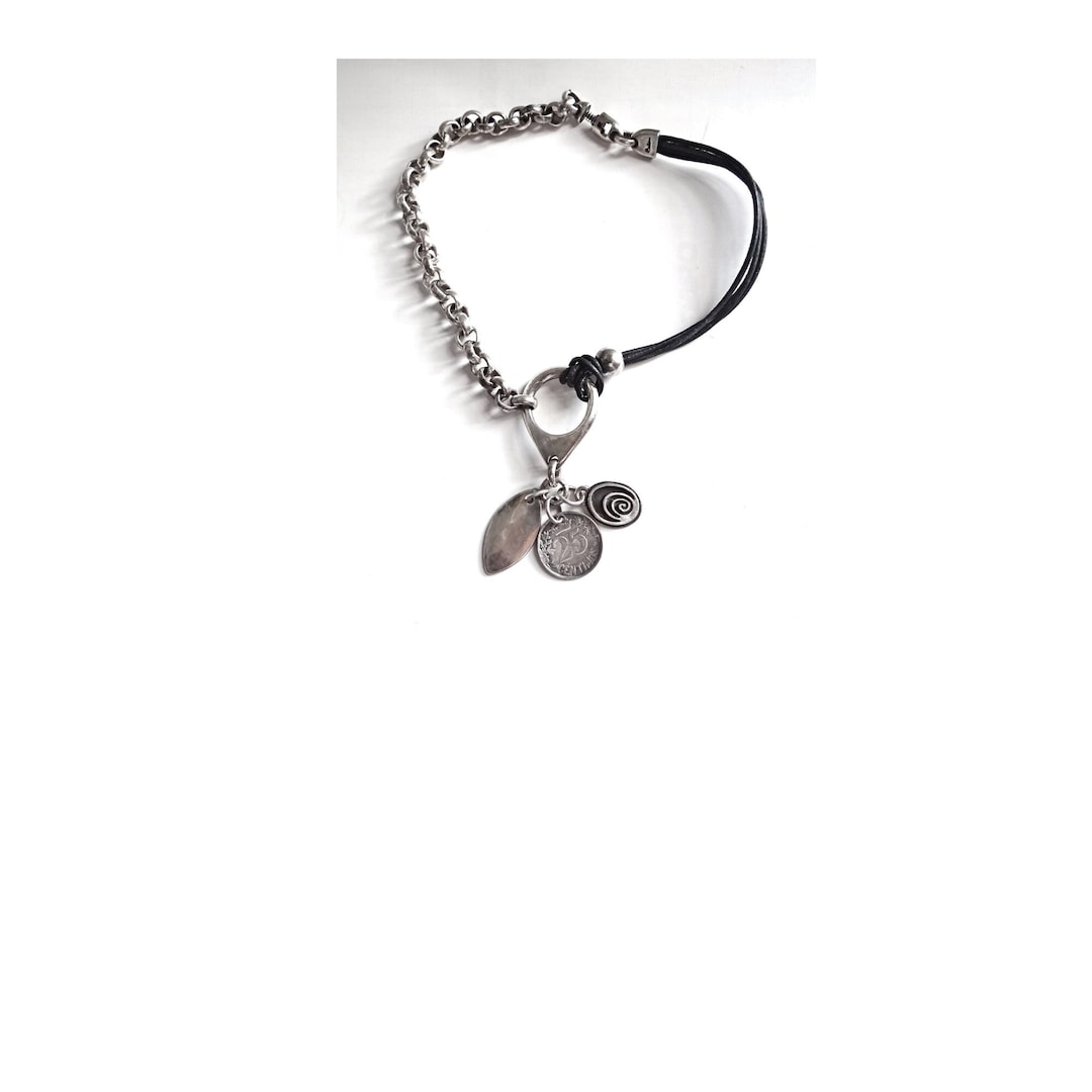 SIGNED CICLON COLLIER Necklace Ras De Cou With Charms Ethnic Style ...