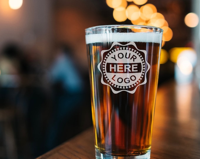 Personalized Printed Pint Photo Glass Custom Beer Glass | Etsy