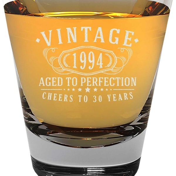 30th Birthday Glass - Etsy