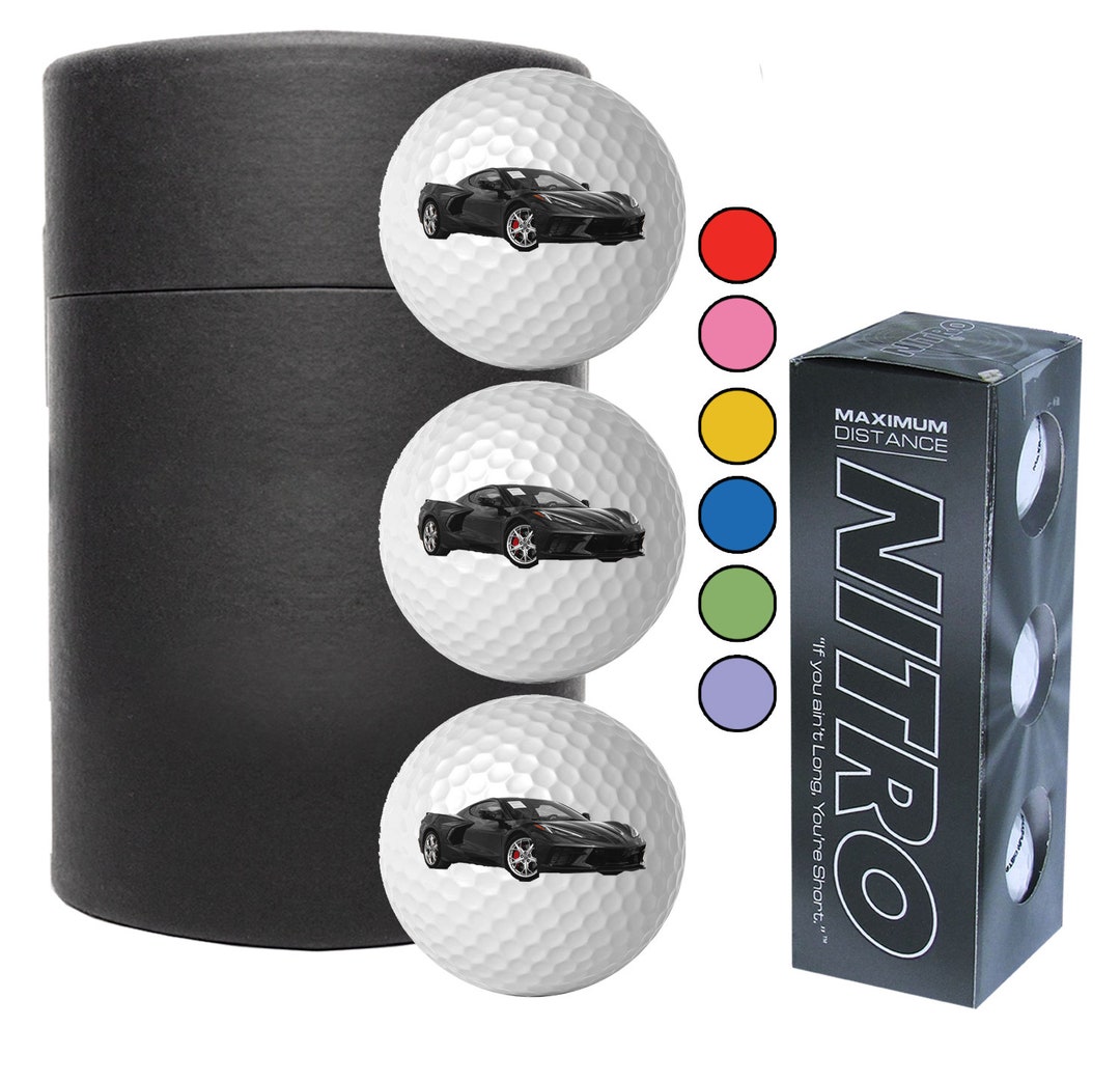 Personalized Printed Golf Balls, 3 Pack, Image - Etsy