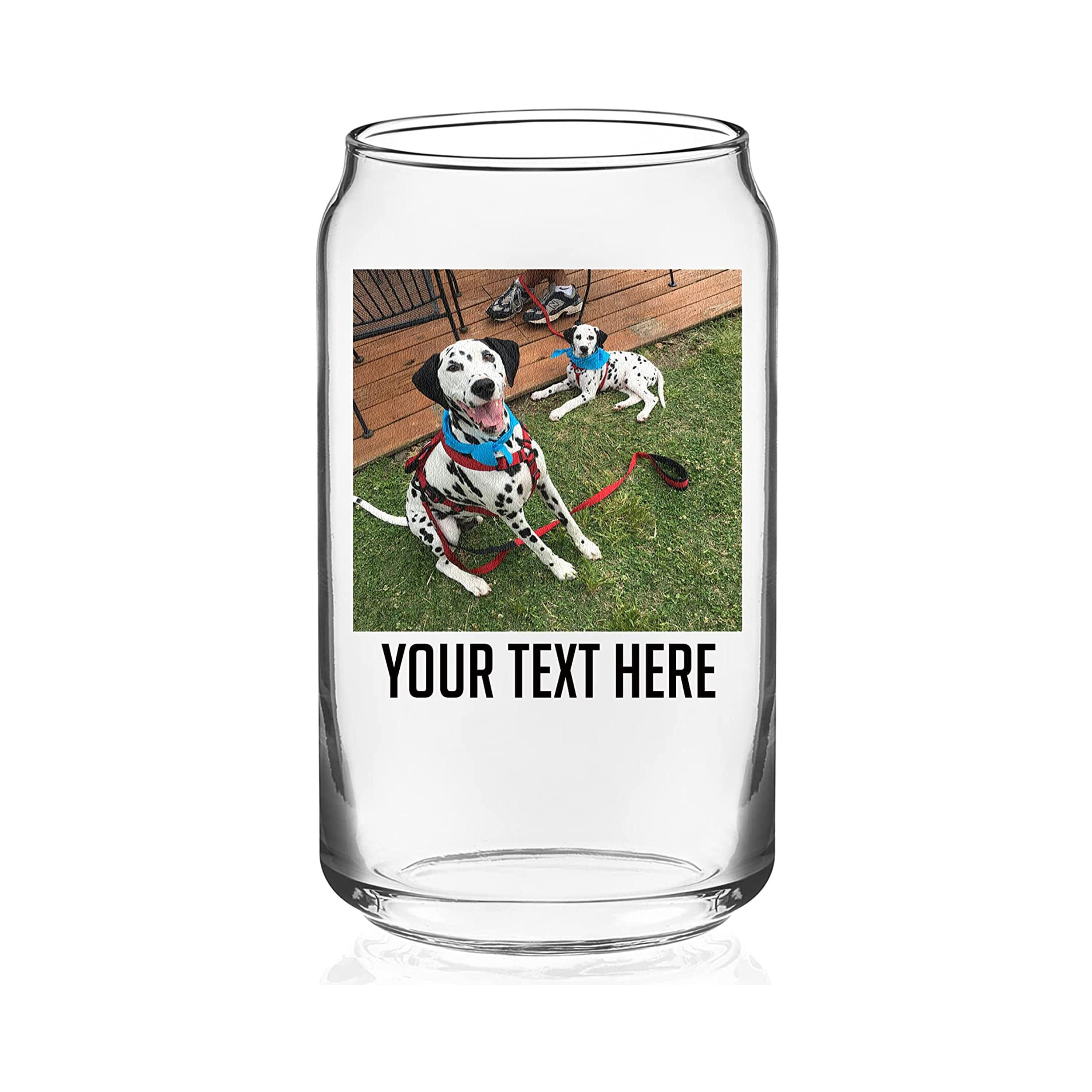 Personalized Photo Printed Beer Can Glass 16oz Custom Beer - Etsy