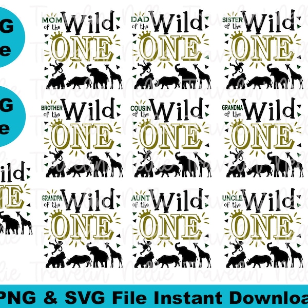 Wild One Svg - Etsy