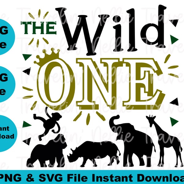 Wild One Svg - Etsy