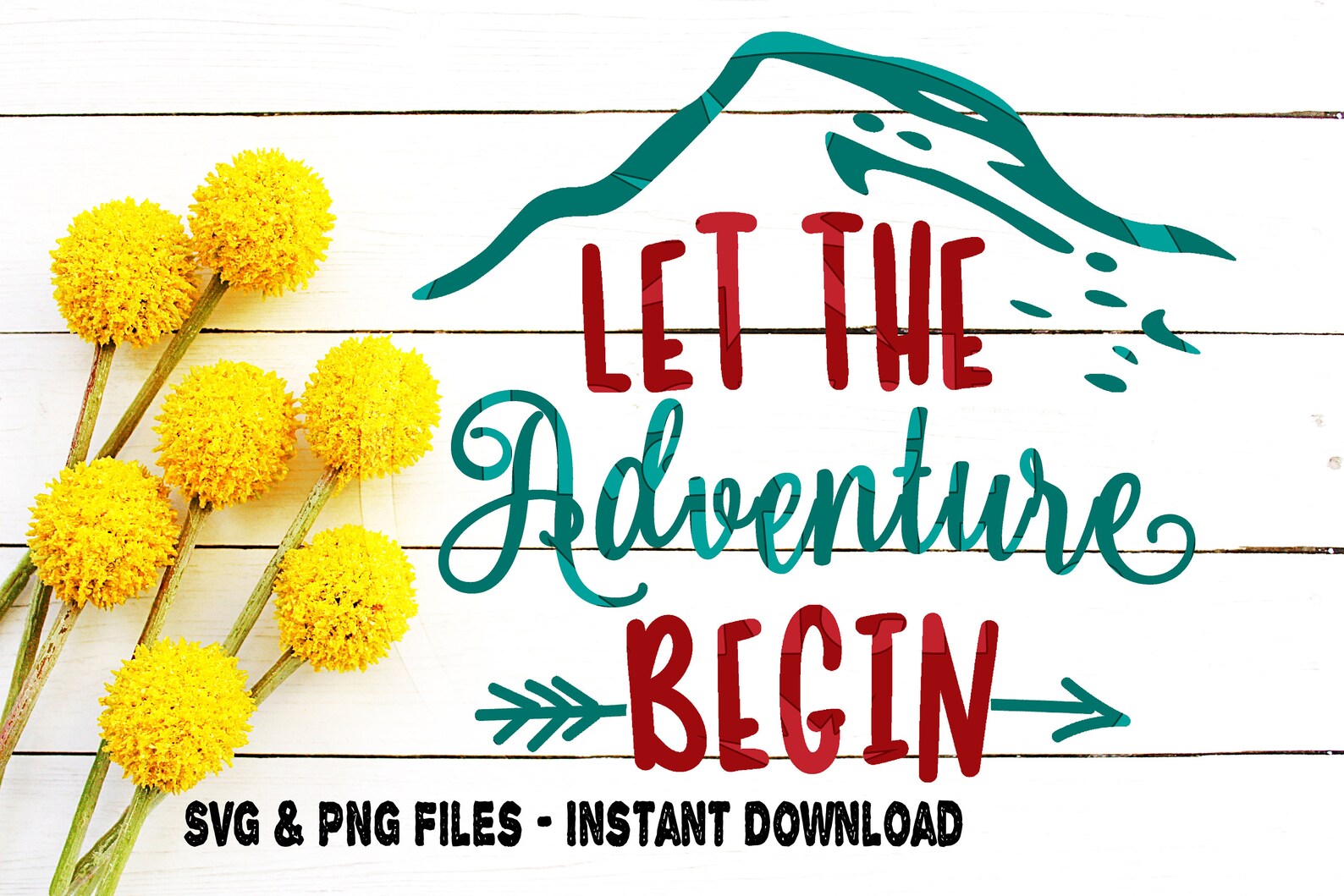 Let the Adventure Begin SVG Adventure SVG and so the | Etsy