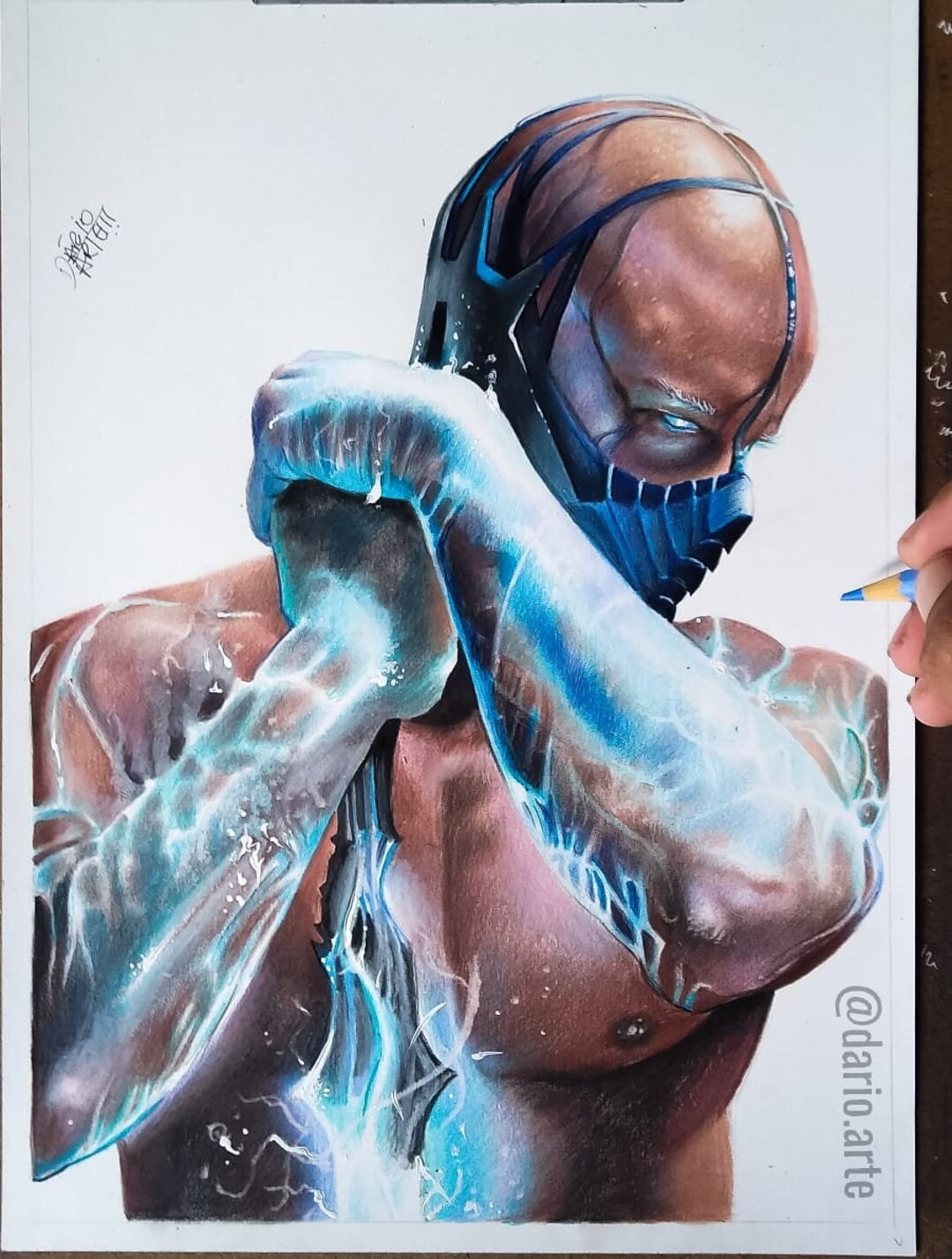 Subzero Drawing Handmade With Colored Pencils - Etsy