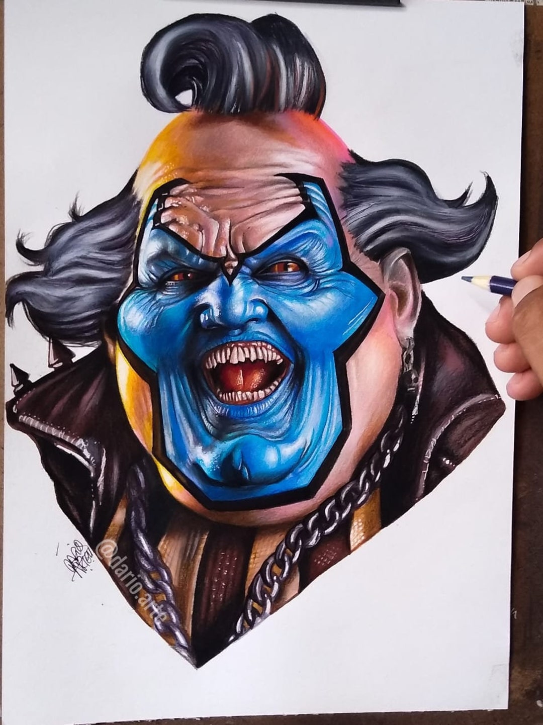 Violator, Handmade With Colored Pencils and Markers, Size 29x21 PRINT ...