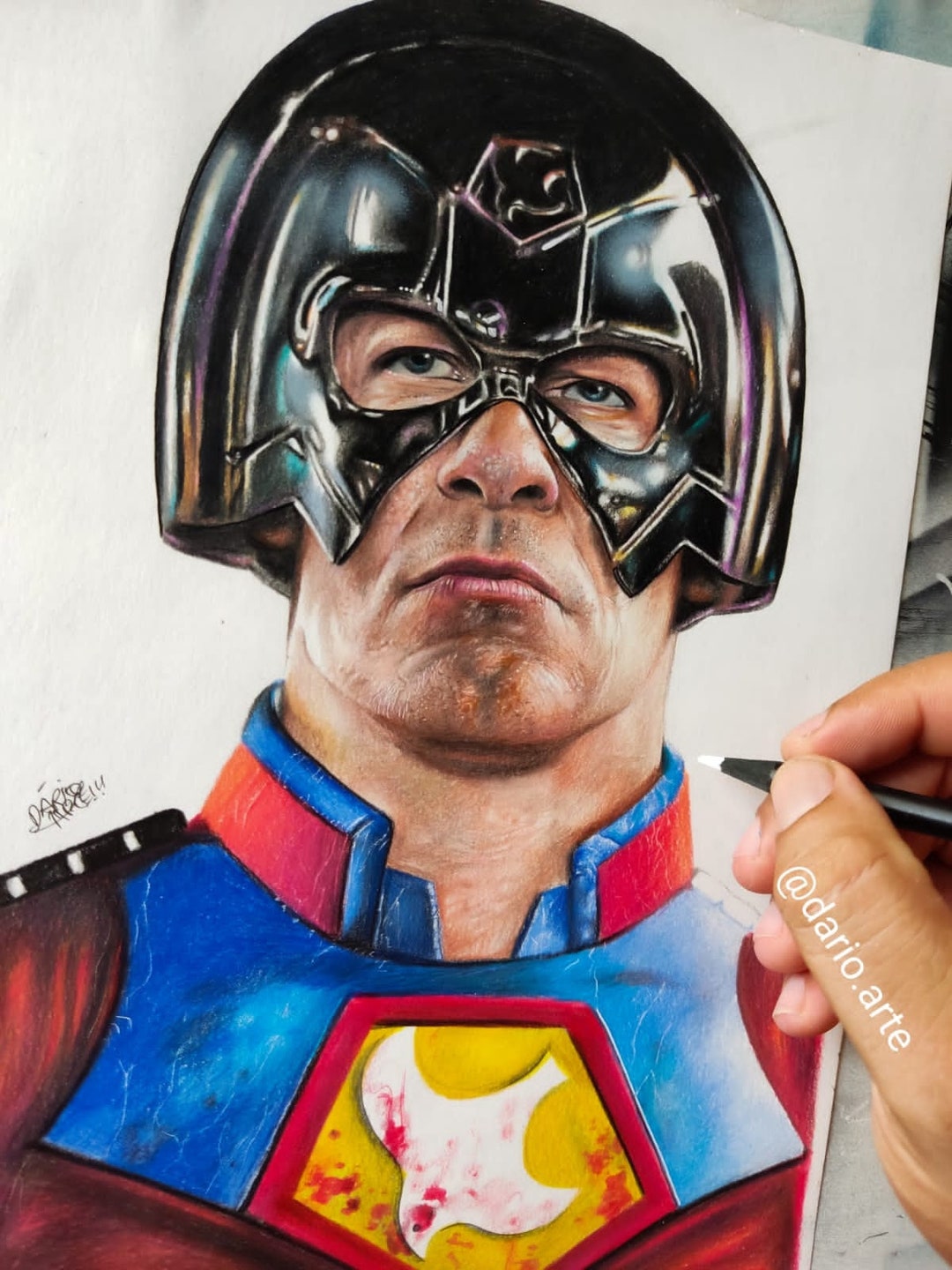 Peacemaker Drawing. Print - Etsy