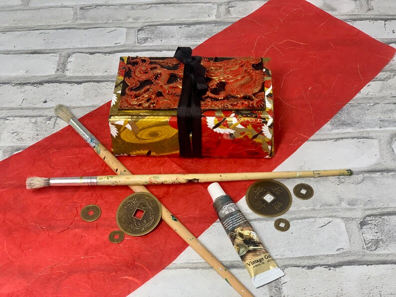 Chinese Dragon Box - Etsy
