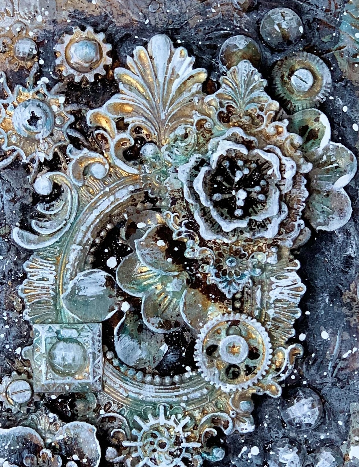 Book of Baroque Altered Cover - Winter Dreams - Etsy