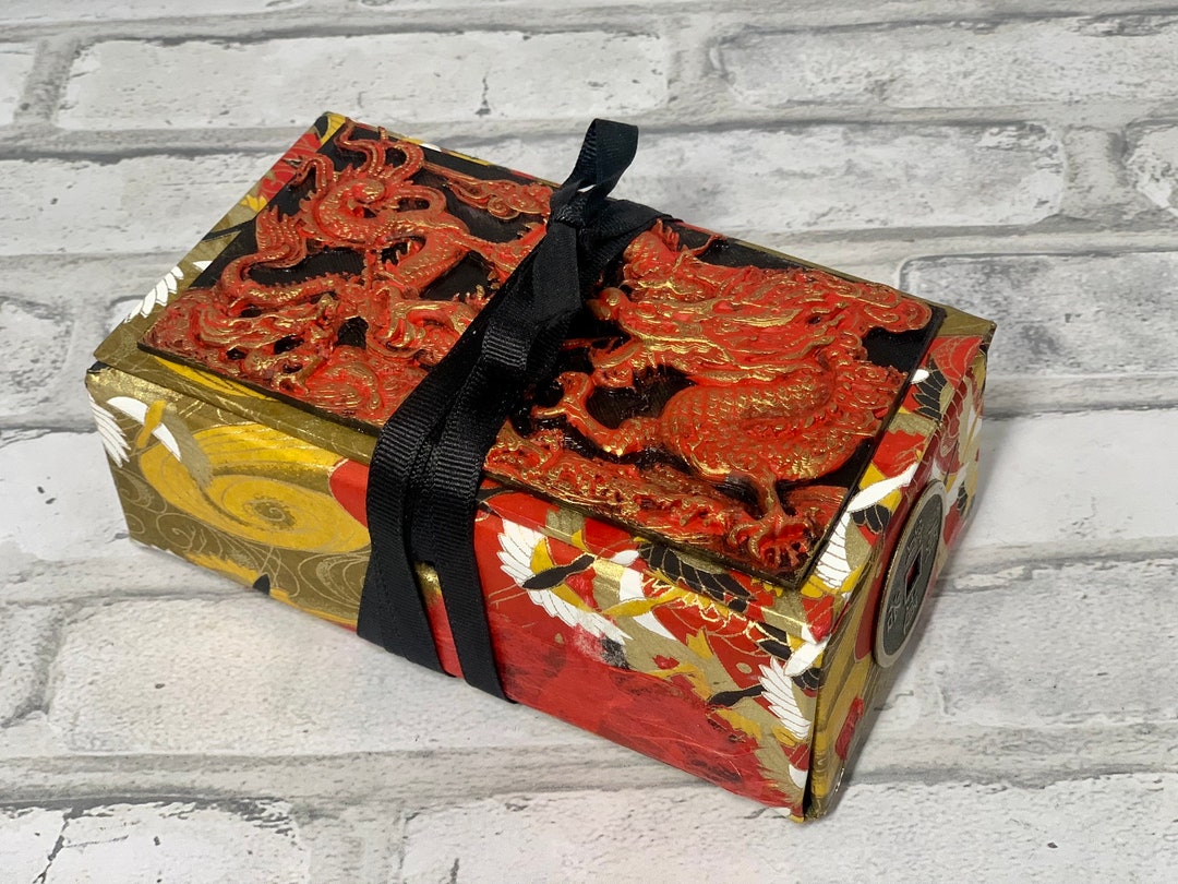 Chinese Dragon Box - Etsy