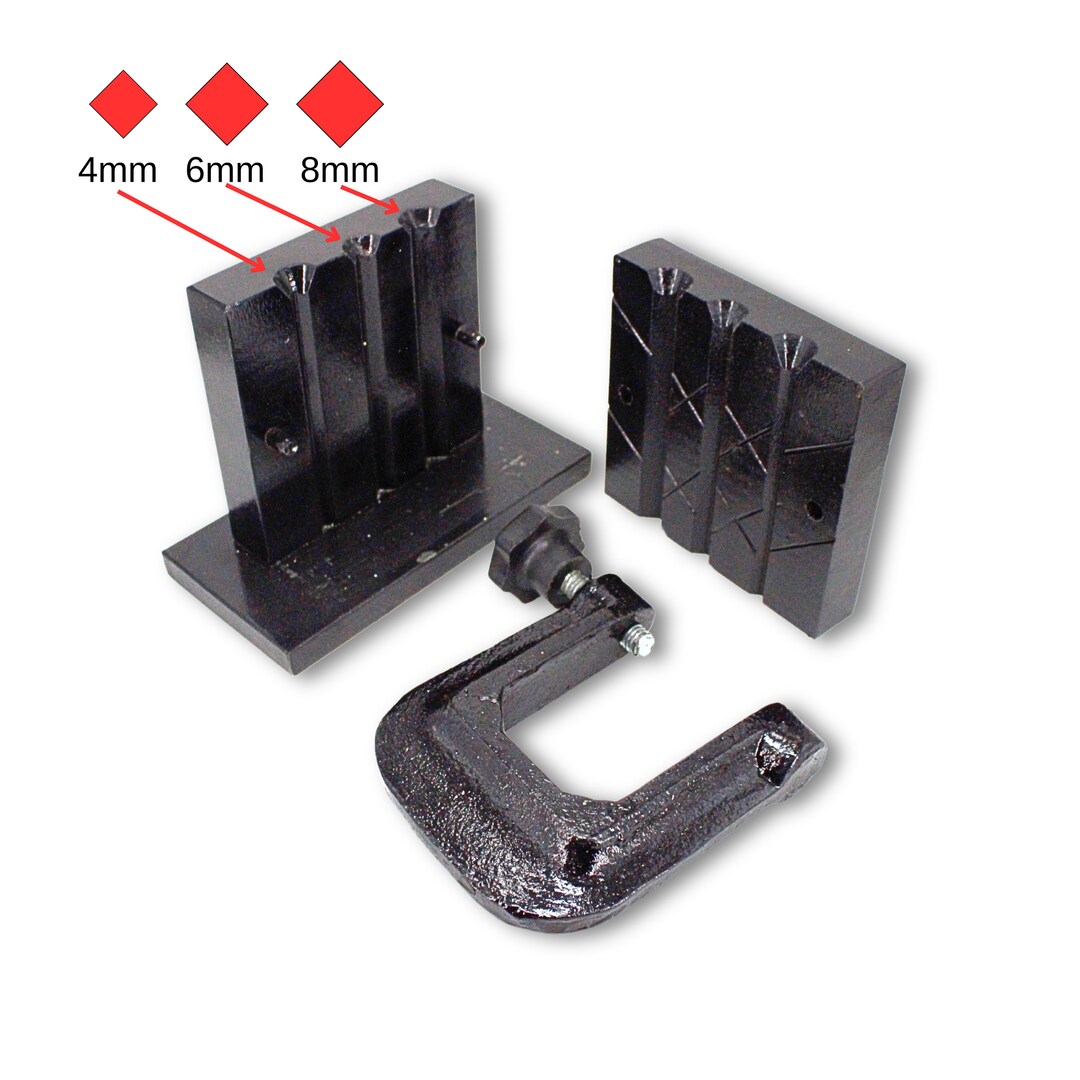 4 - 6 - 8 Mm - Square Vertical Ingot Mold - Wire & Plate - Two Part ...