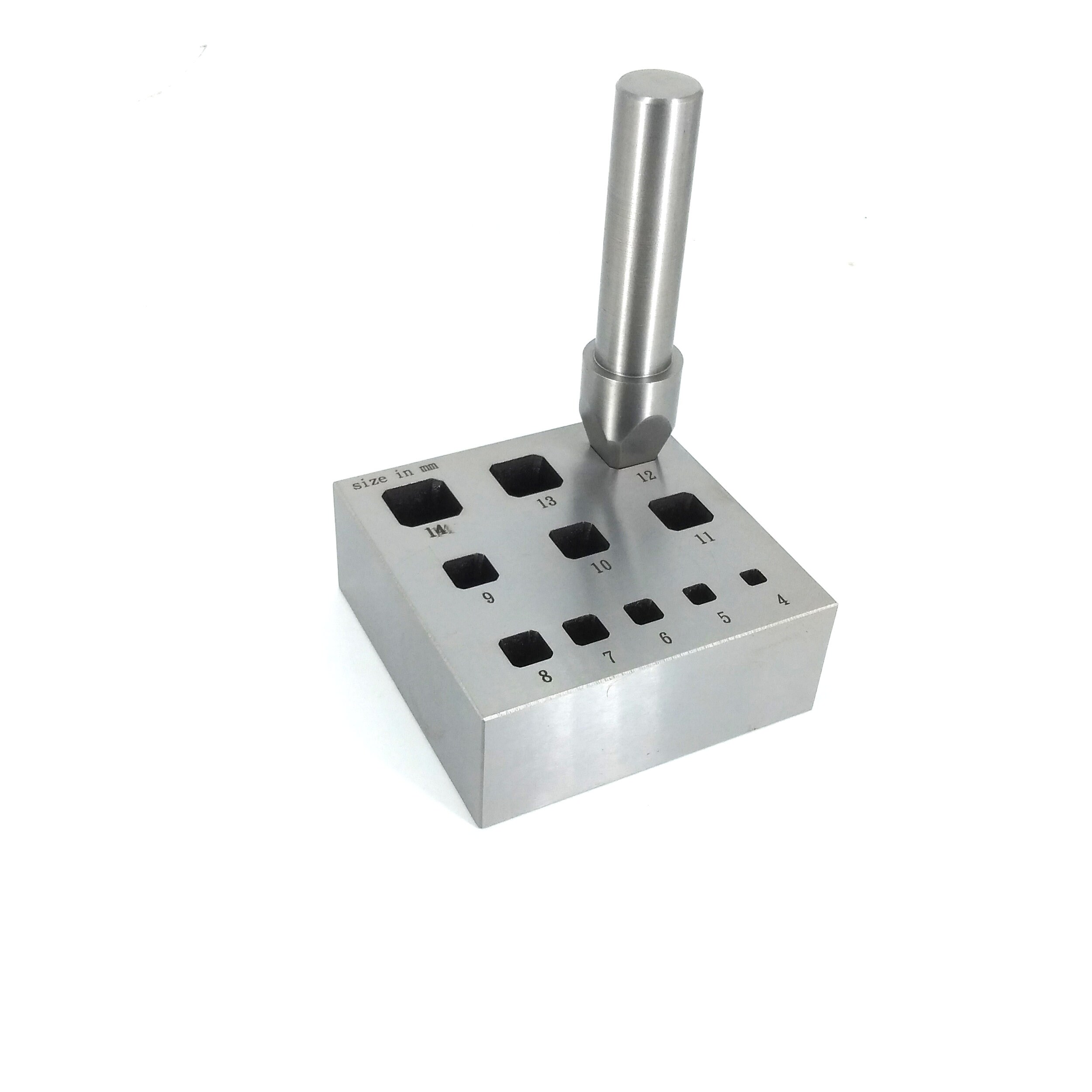 Square Bezel Block Cut Corners 4mm to 14mm 11 Holes 17 Degree - Bezel ...