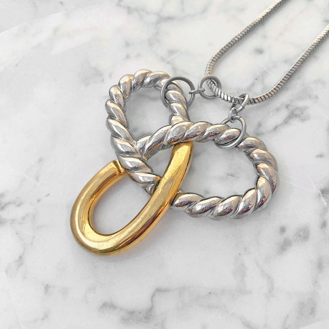 Celtic Trinity Knot Pendant, Triquetra Infinity Necklace, Silver and ...