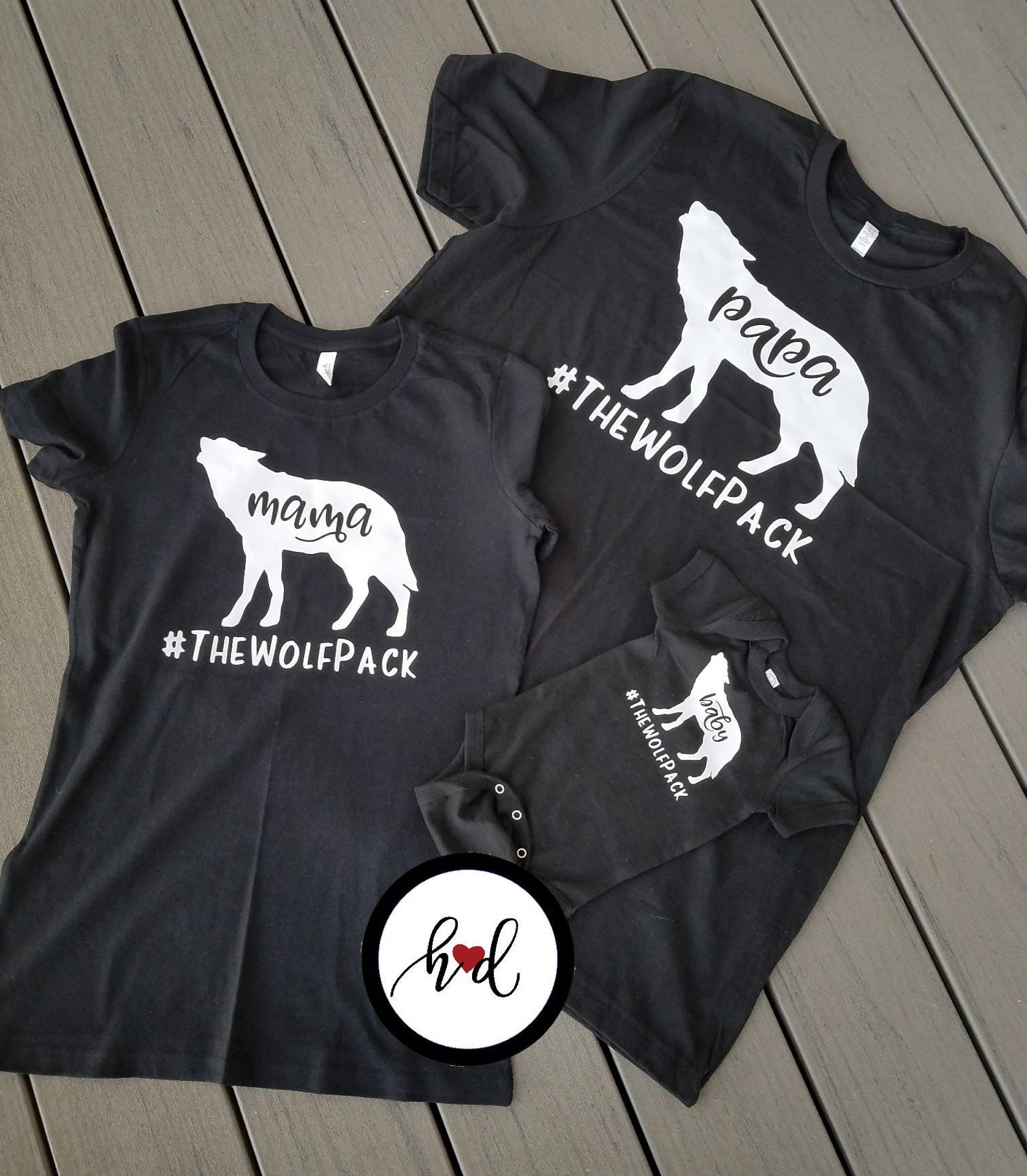 The Wolf Pack Wolf Pack Papa Wolf Shirt Mama Wolf Shirt - Etsy
