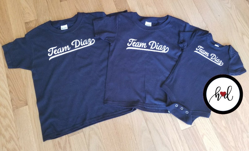 Family Name T-shirt Family Name T-shirts Family T-shirt - Etsy