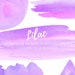 Lilac Watercolor Splash Clipart Purple Ombre Background - Etsy