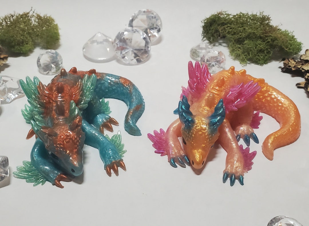 Spikey Silicone Dragons - Etsy
