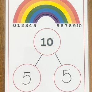 KS1 Rainbow Number Bonds, Pre School, Reception Learning. 2 ACTIVITIES ...